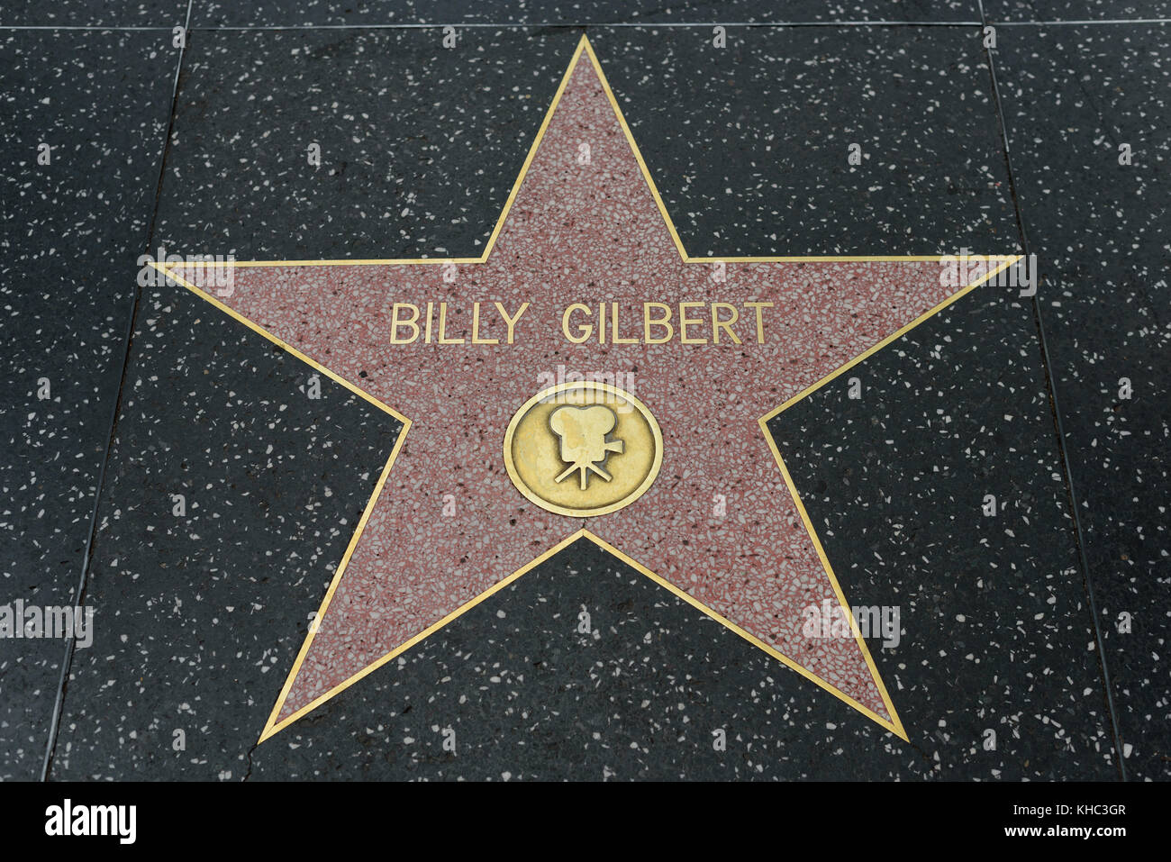 HOLLYWOOD, CA - DECEMBER 06: Billy Gilbert star on the Hollywood Walk ...