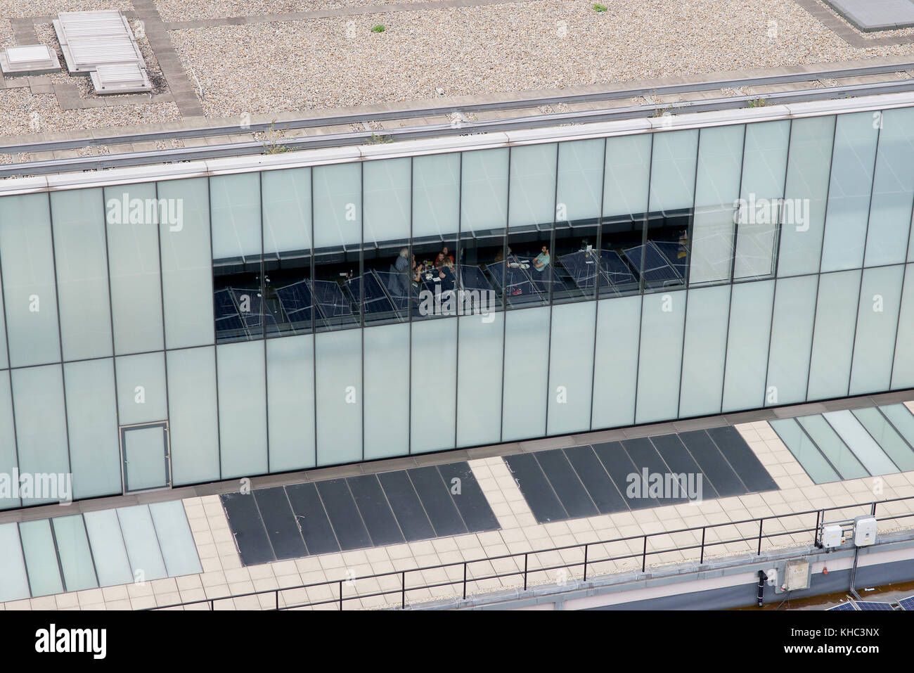 View of tate Modern cafe from above Stock Photo - Alamy