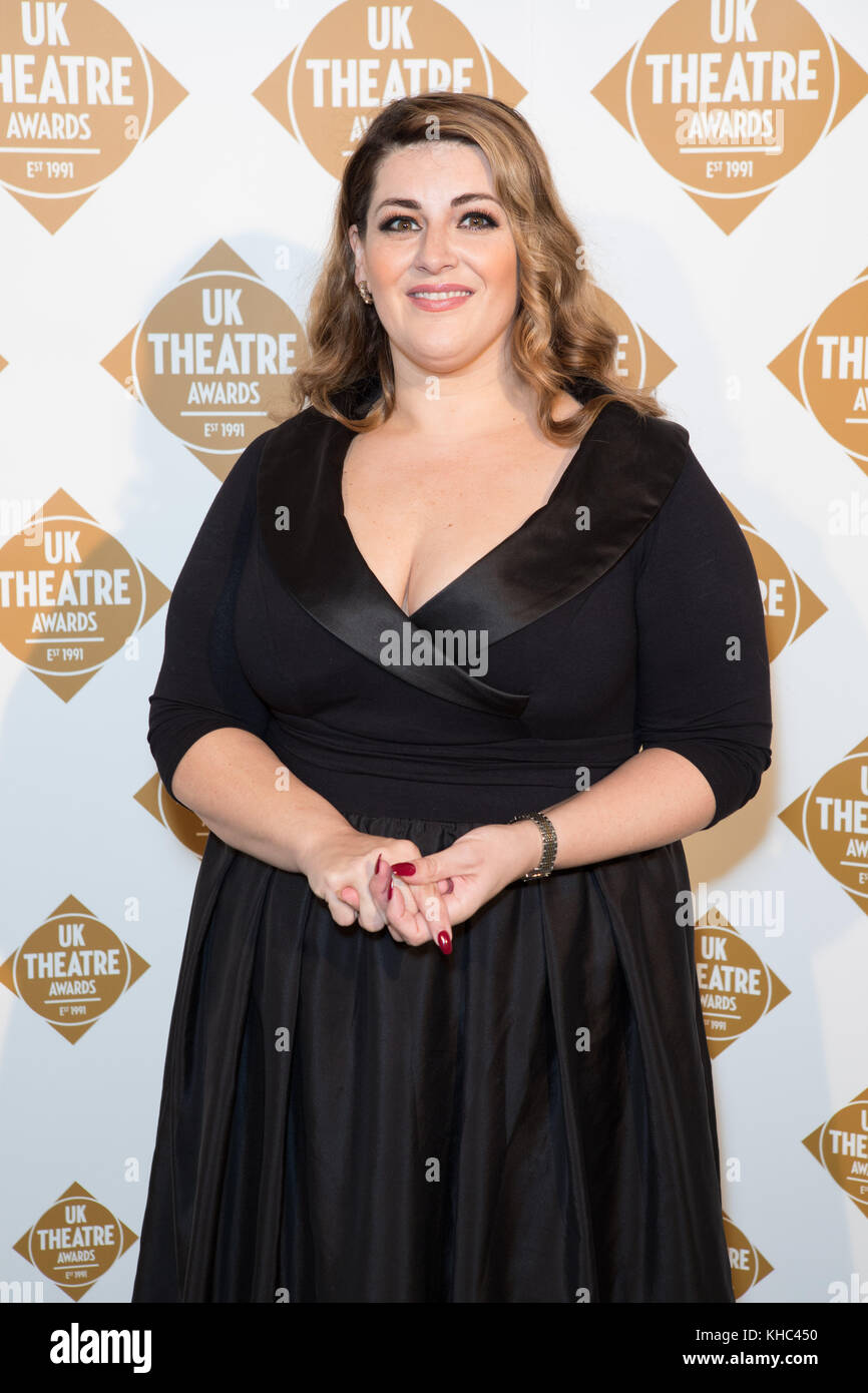 Arrivals for the UK Theatre Awards 2017 Featuring: Jodie Prenger Where ...