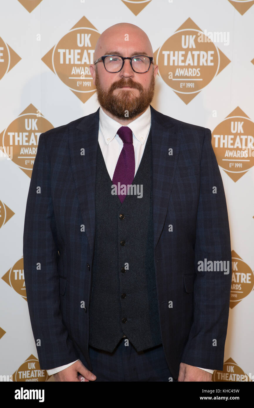 Arrivals for the UK Theatre Awards 2017 Featuring: Rick Watts Where ...