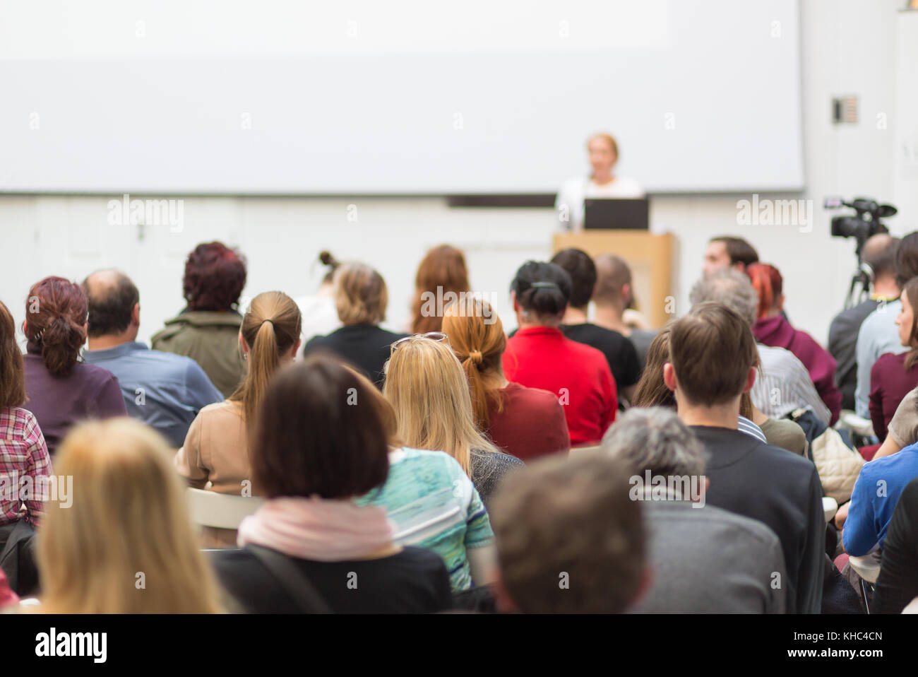 Conference Speaker Woman