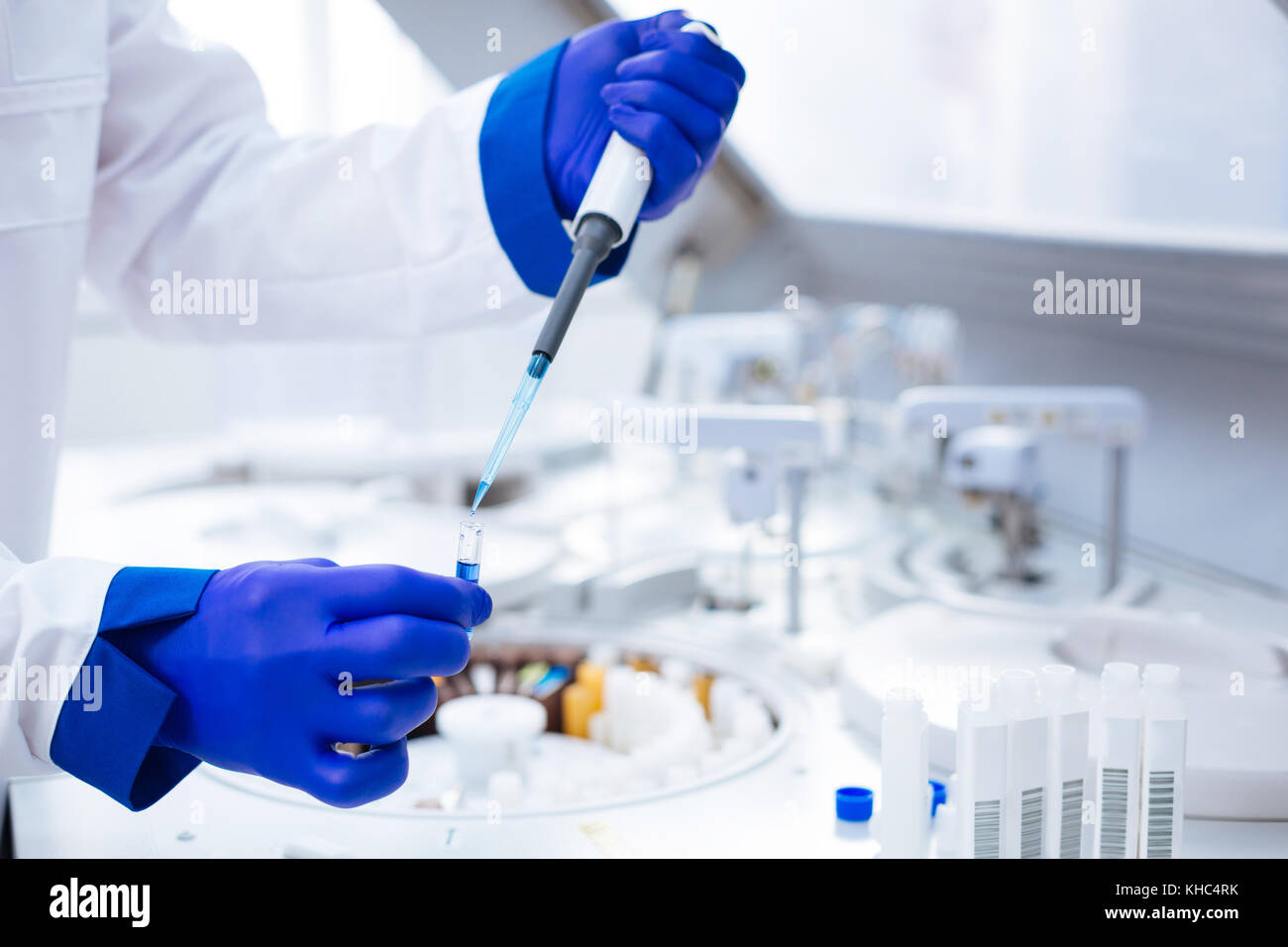 Close up mixing medicine in hi-res stock photography and images - Alamy