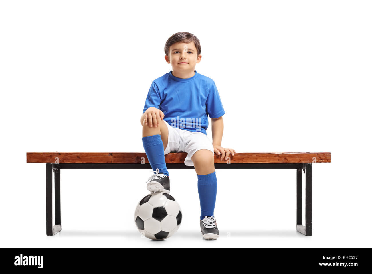 Soccer player sitting on bench hi-res stock photography and images - Alamy