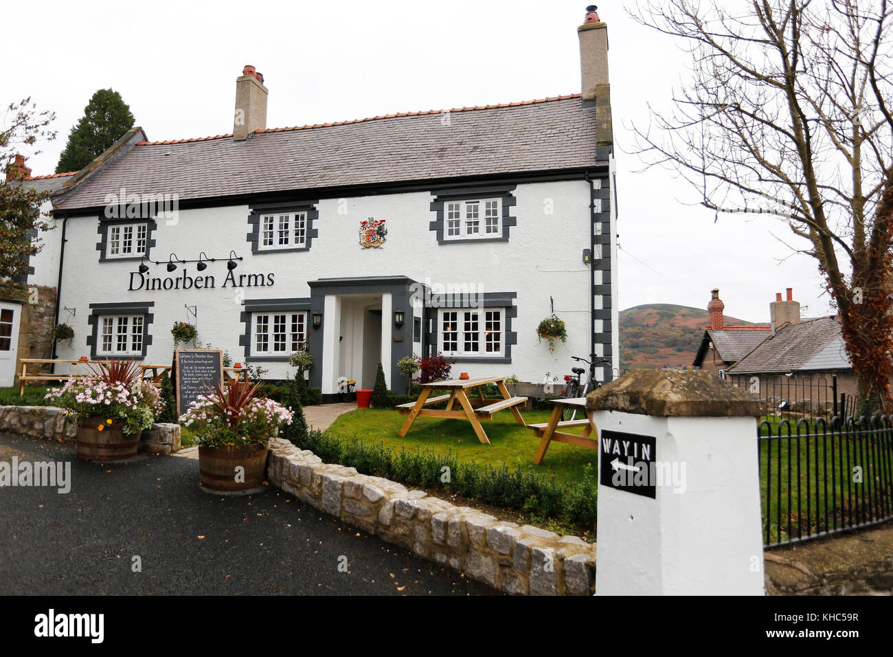 Picture shows: Bodfari Village, Denbighshire Wales, United Kingdom ...