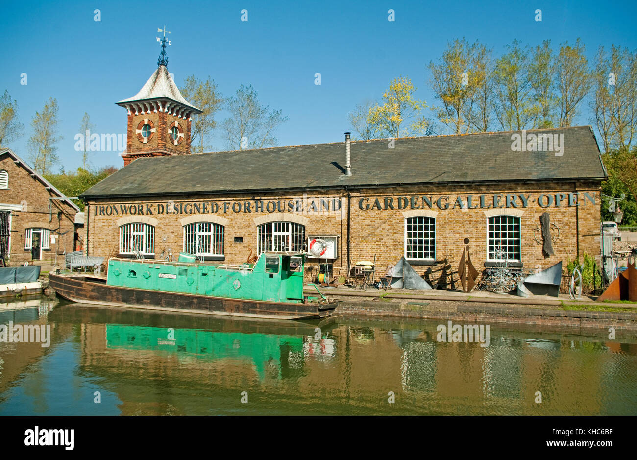 Bulbourne, Hertfordshire, Grand Union Canal, Iron Work; Factory; House ...