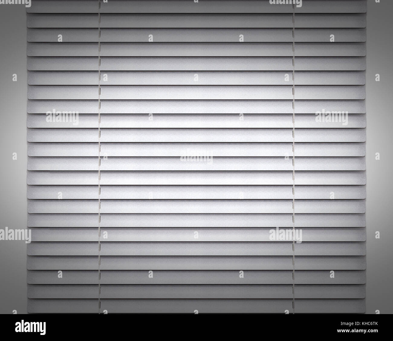 Silver horizontal Blinds window decoration interior of room Stock Photo ...