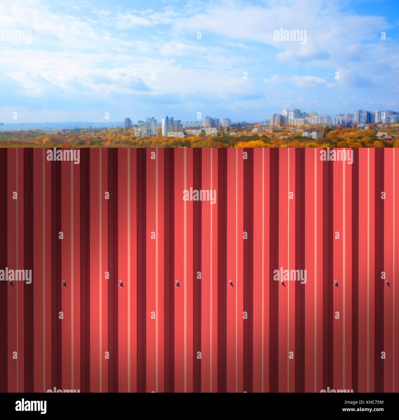 Fluted metal texture hi-res stock photography and images - Alamy