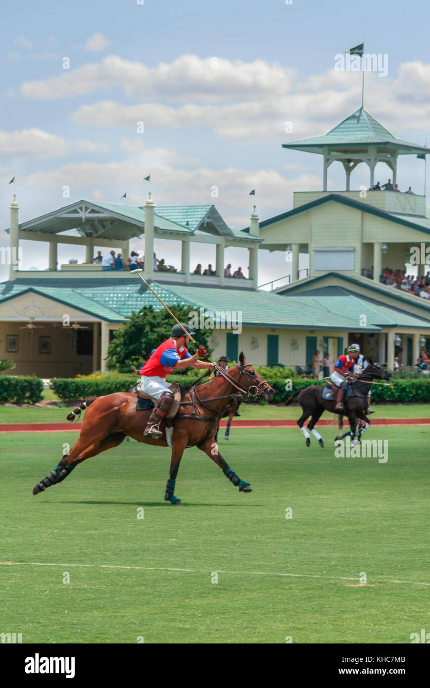 Polo field and grandstand at The Villages, Florida Stock Photo - Alamy