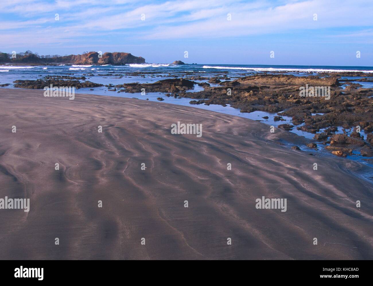 Beach, sand, coast, island, rock, sea, ocean, Pacific, shore brake ...
