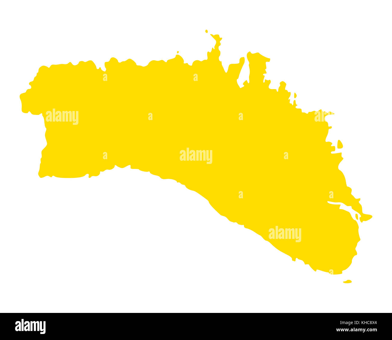 Map of Menorca Stock Photo - Alamy