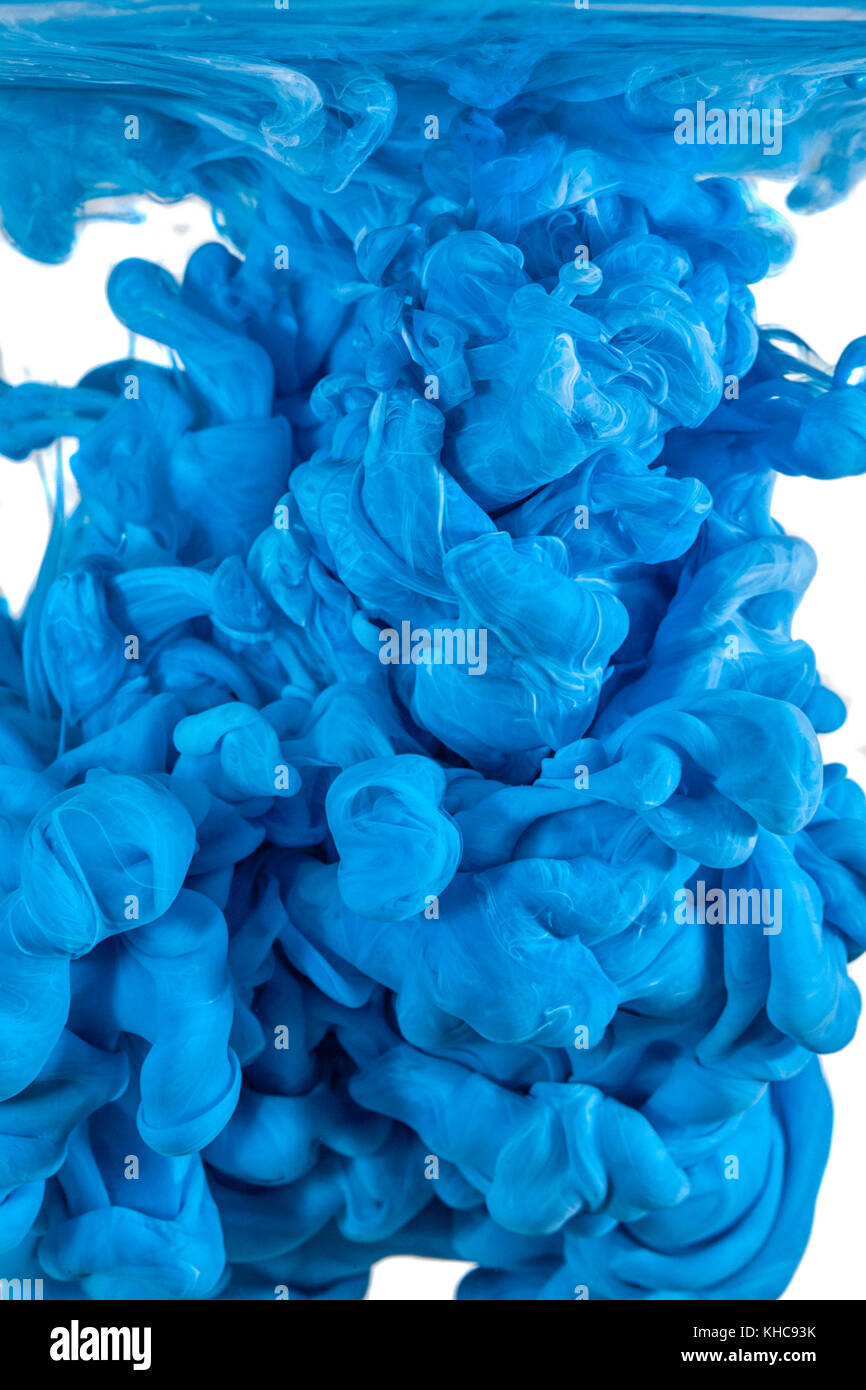 paint color cloud in water abstract background Stock Photo - Alamy