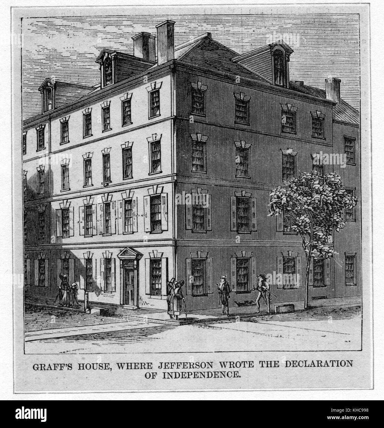 Thomas Jefferson Writing Declaration Of Independence