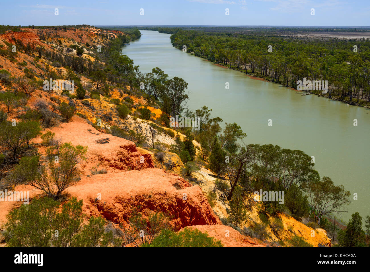 Murray River near Heading's Cliffs lookout, Murtho Forest, Renmark ...