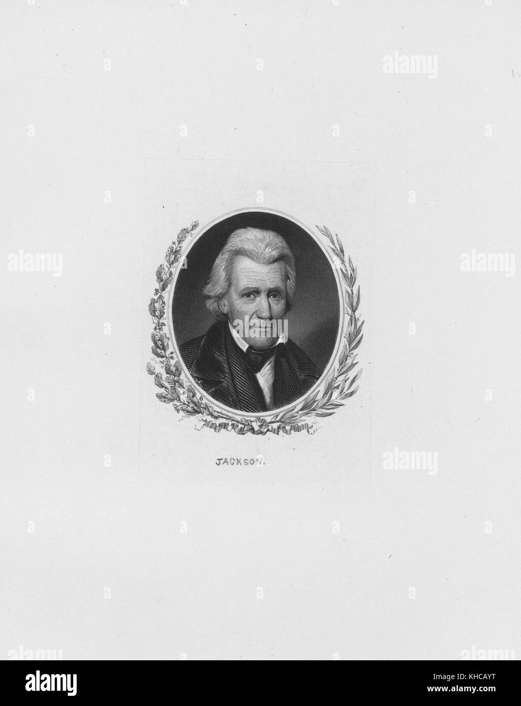 Andrew Jackson, 1881. From the New York Public Library Stock Photo - Alamy