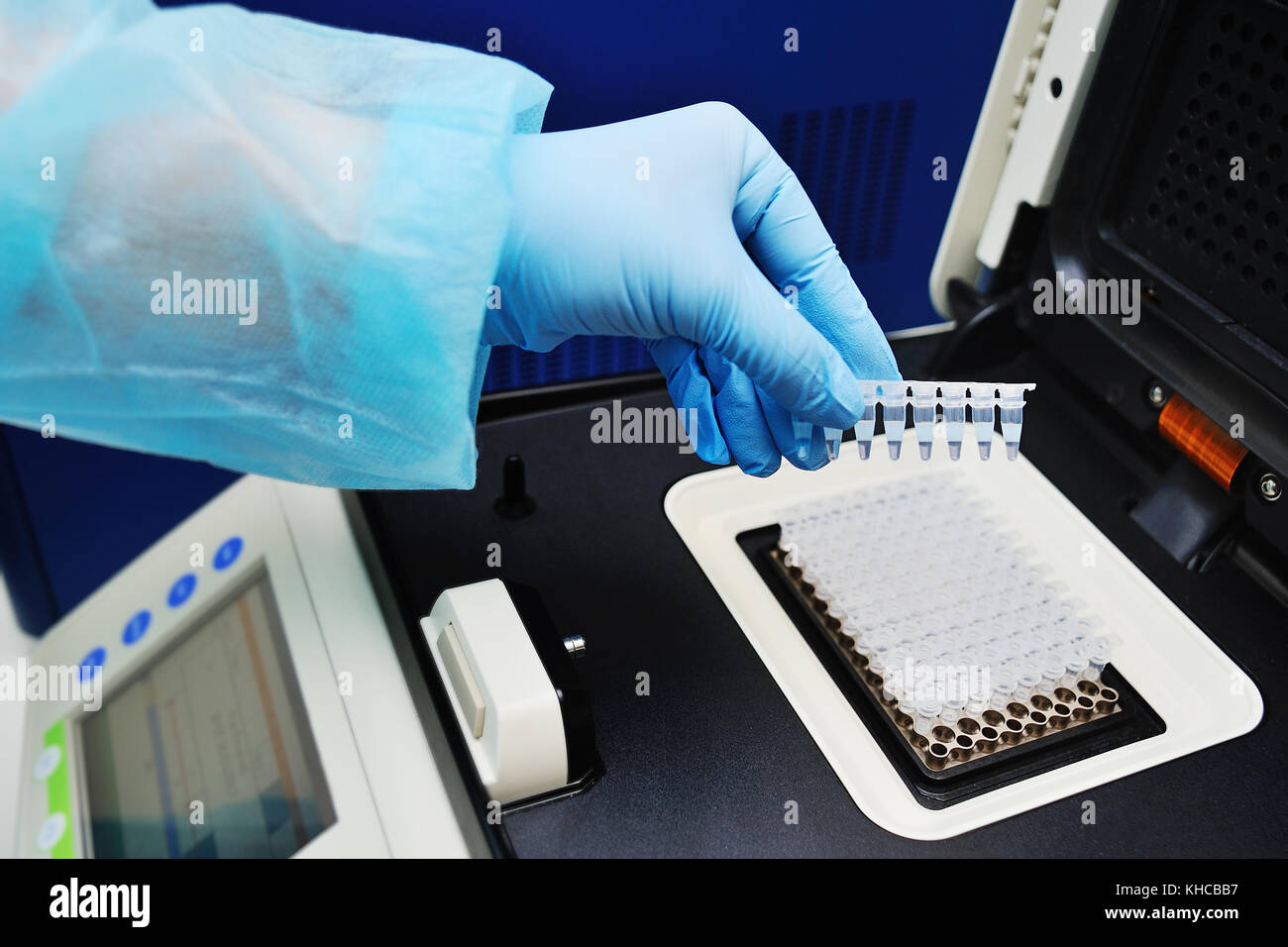 Thermocycler for DNA and PCR tests Stock Photo - Alamy