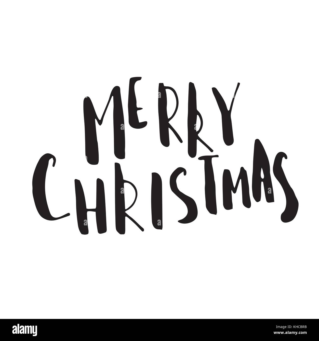 Christmas hand lettering signature Stock Vector Image & Art - Alamy
