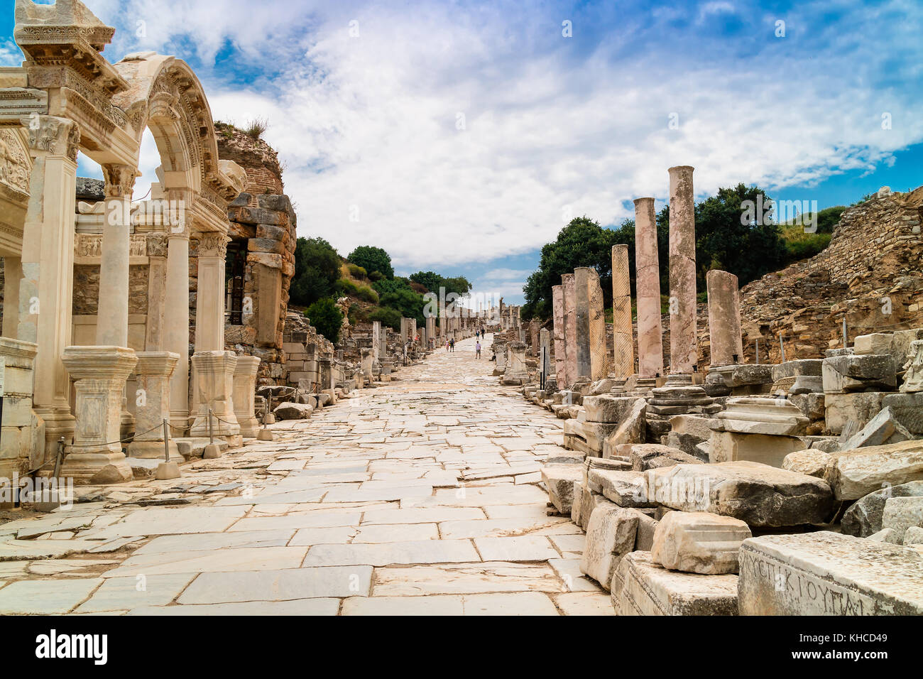 Ancient Helenistic and Roman Archaeological site of the city of Ephesus ...