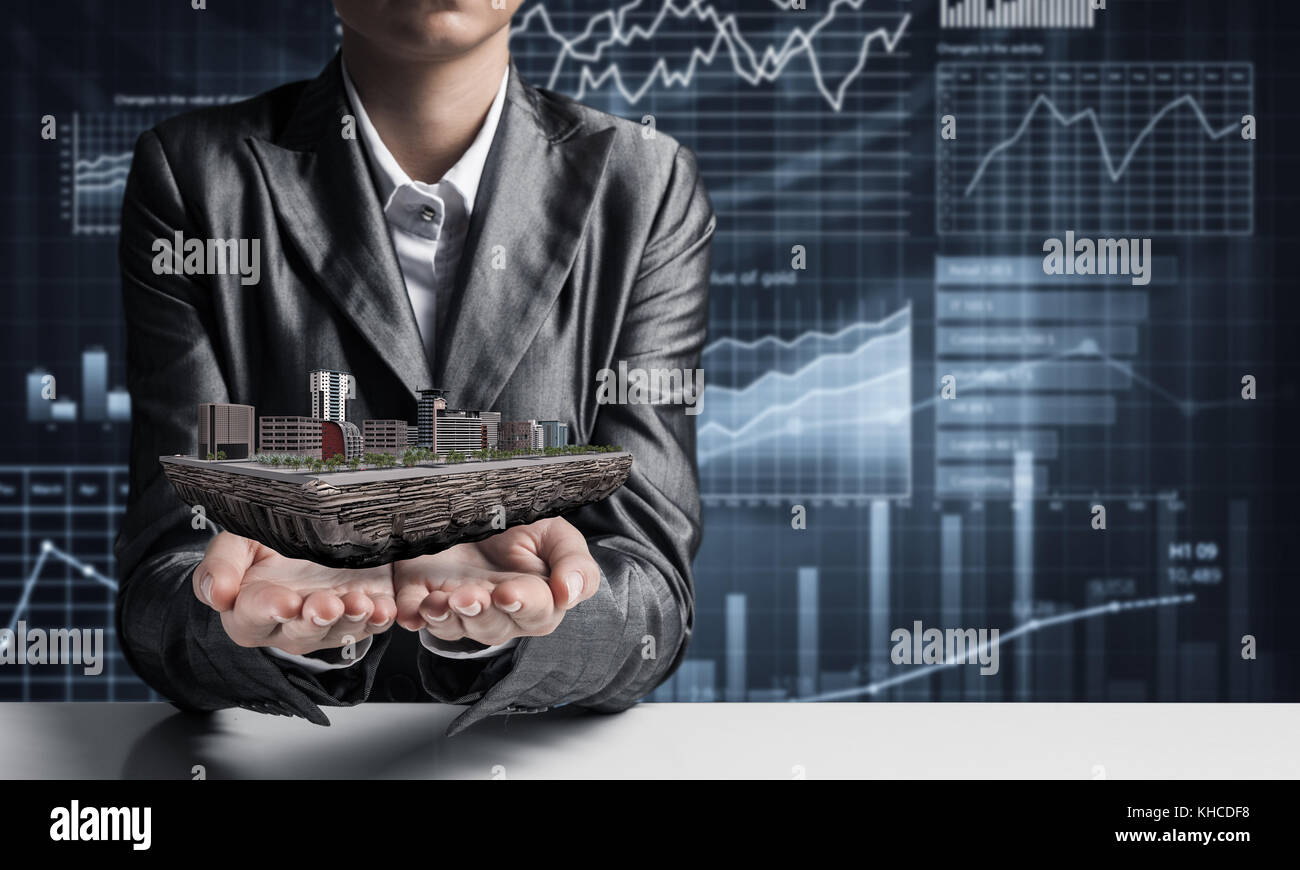 Concept of modern urban development Stock Photo - Alamy