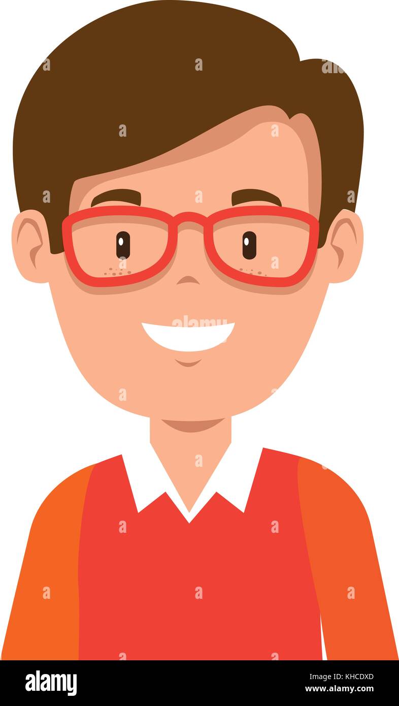 teacher male avatar character vector illustration design Stock Vector ...