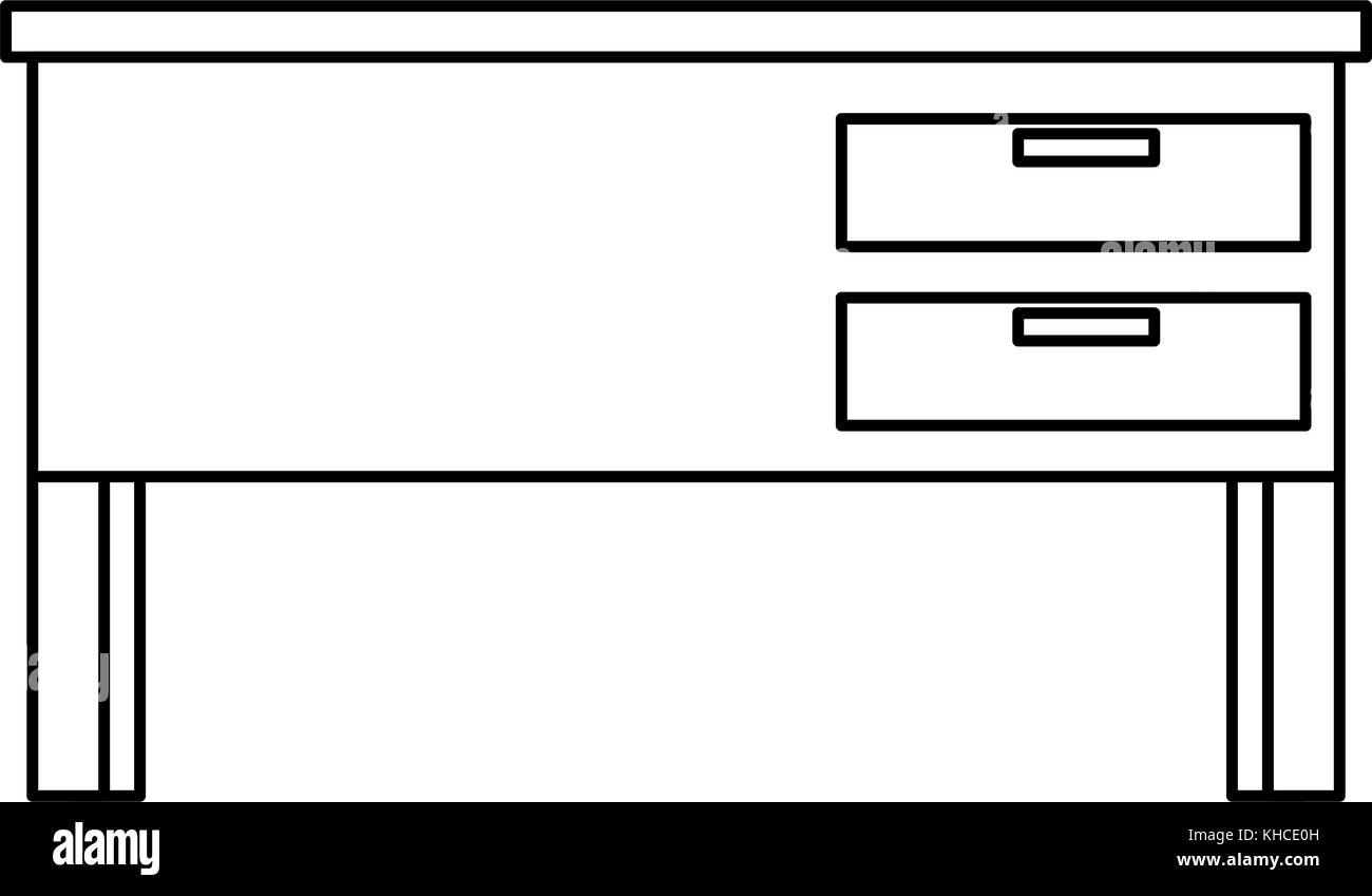 How To Draw A Teachers Desk
