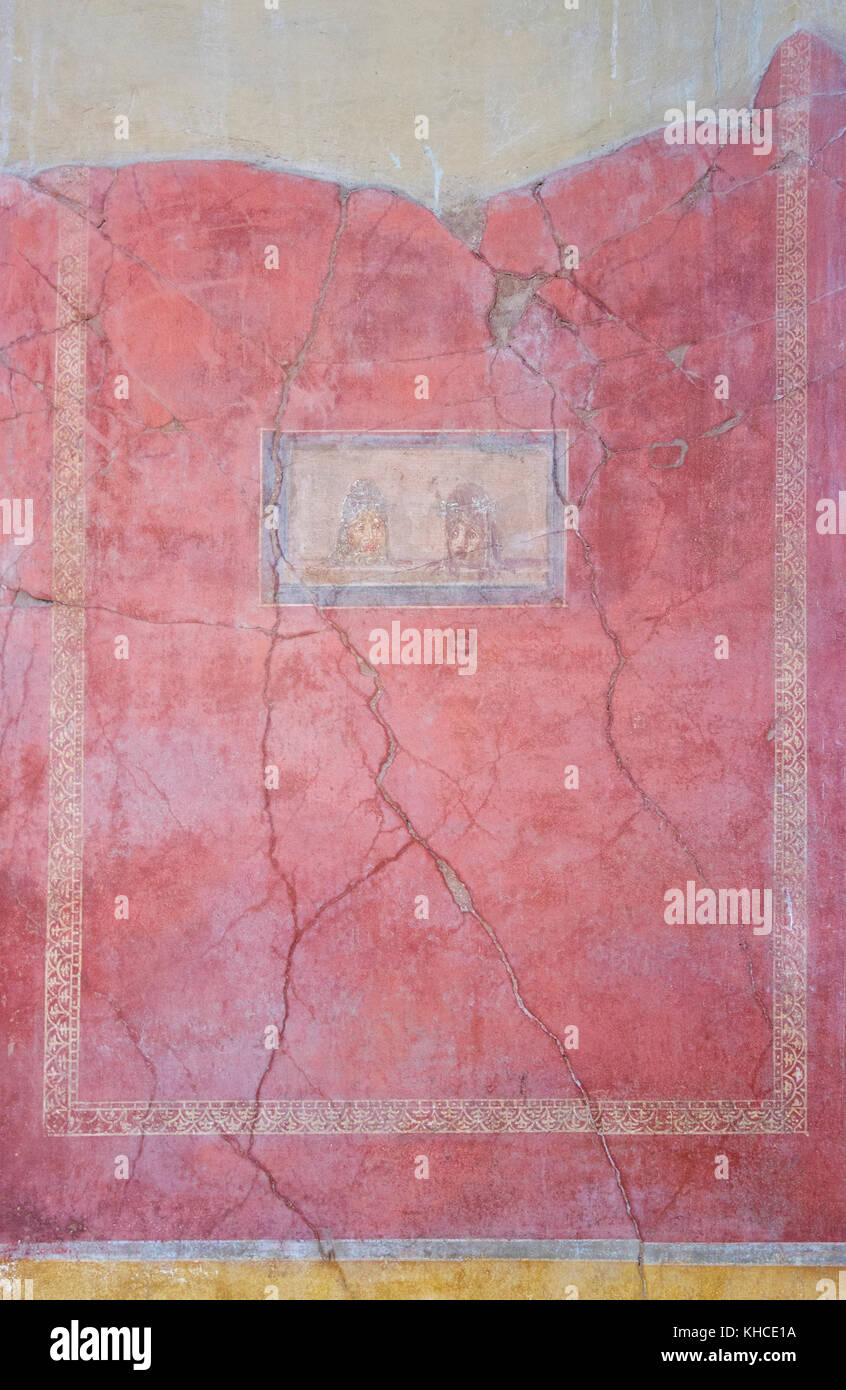 Fresco in pompeii hi-res stock photography and images - Alamy