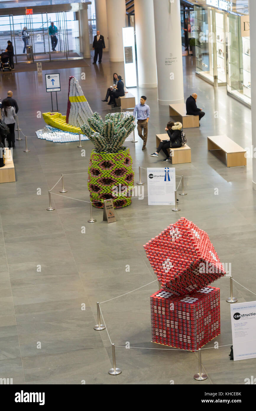 Works in the 25th annual Canstruction Design Competition in New York ...
