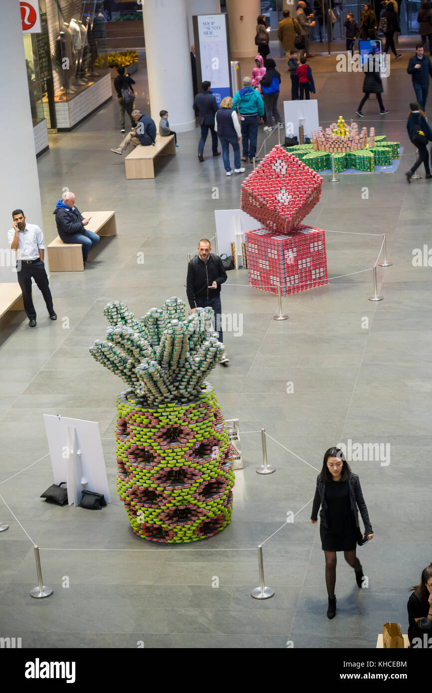 Works in the 25th annual Canstruction Design Competition in New York ...