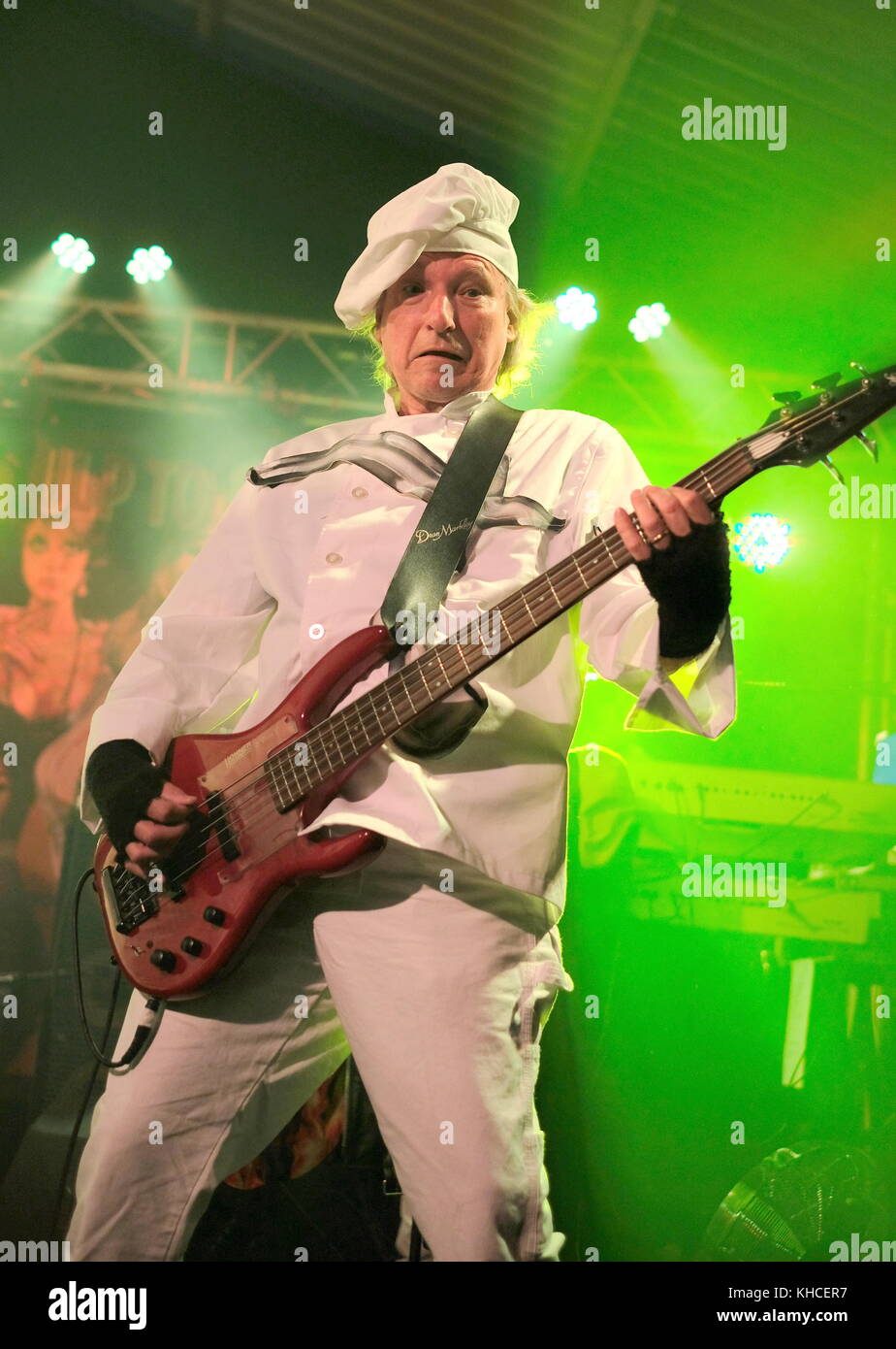 Rick Anderson guitarist with The Tubes performing at the Engine Rooms ...