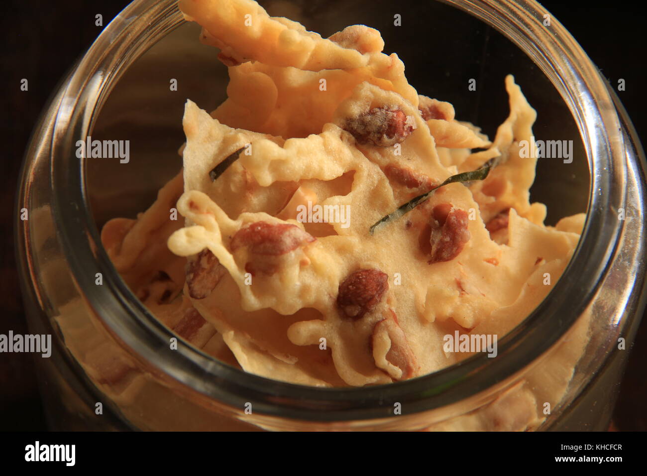 Rempeyek Kacang, the Rice Flour and Peanut Crackers Popular in Javanese ...