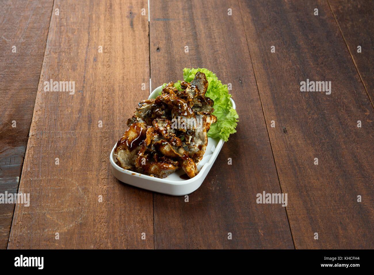 deep fried fish skin , popular asian snack Stock Photo - Alamy