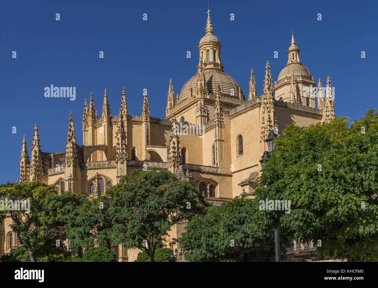Catedral de Santa Maria de Segovia in the historic city of Segovia ...