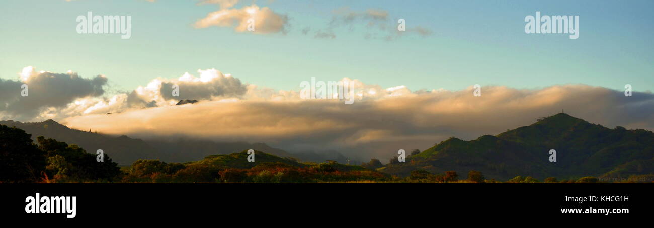 Panoramic view hawaii hi-res stock photography and images - Alamy