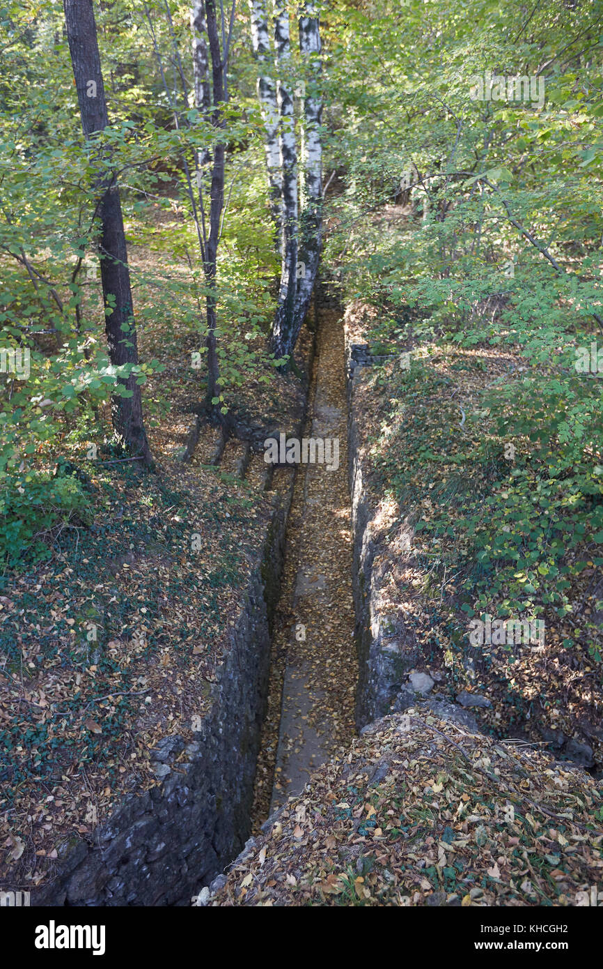 Remains of the Cadorna Line (Linea Cadorna), Belvederala la Crocetta ...
