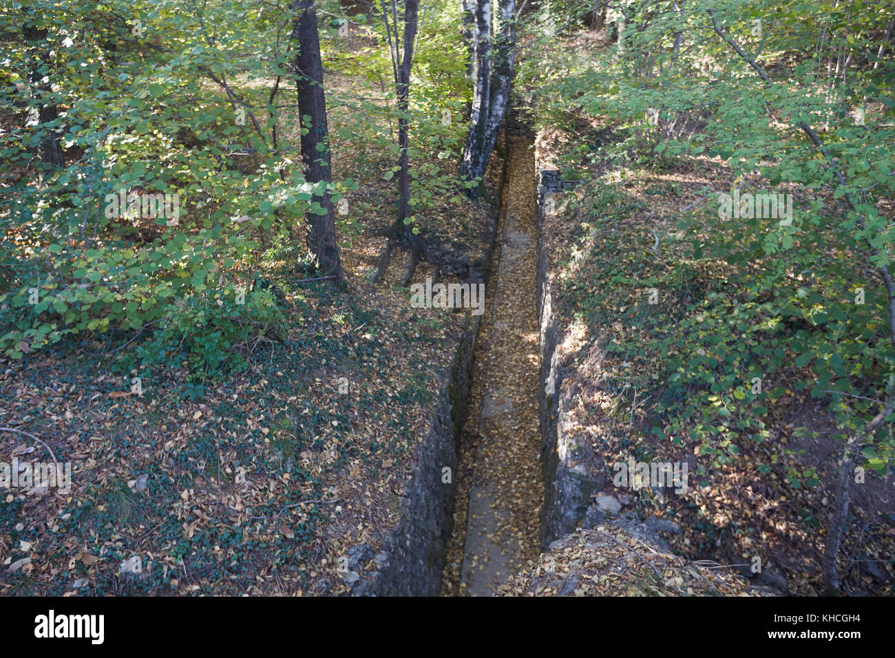 Remains of the Cadorna Line (Linea Cadorna), Belvederala la Crocetta ...