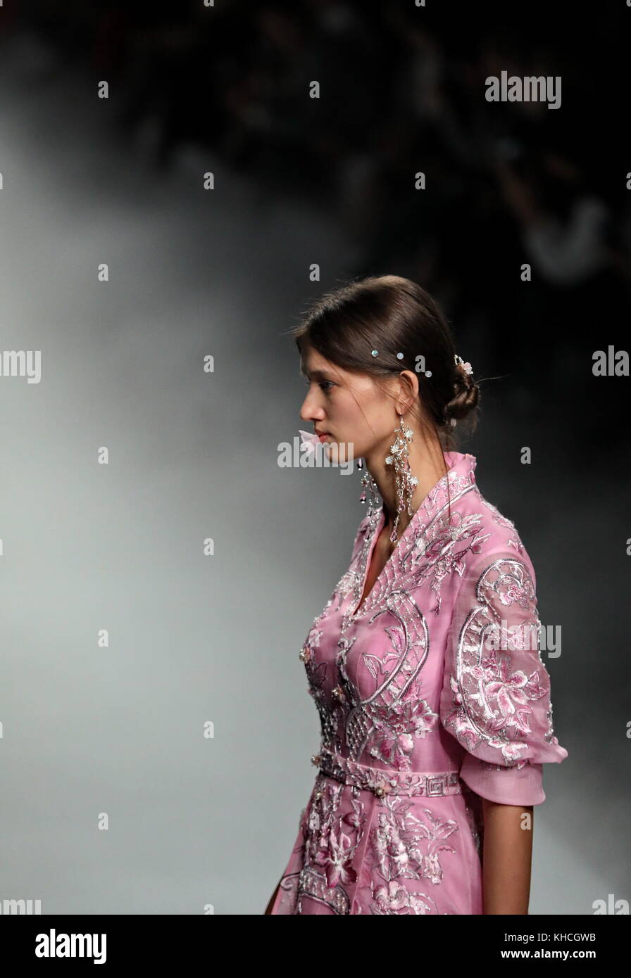 A model on the catwalk during the Heaven Gaia show during Shanghai ...