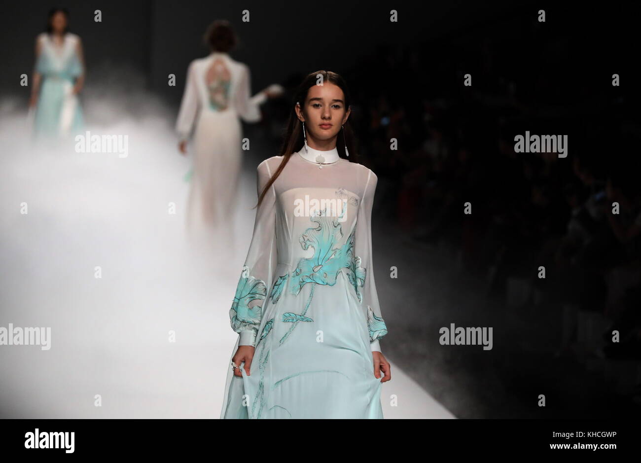 A model on the catwalk during the Heaven Gaia show during Shanghai ...