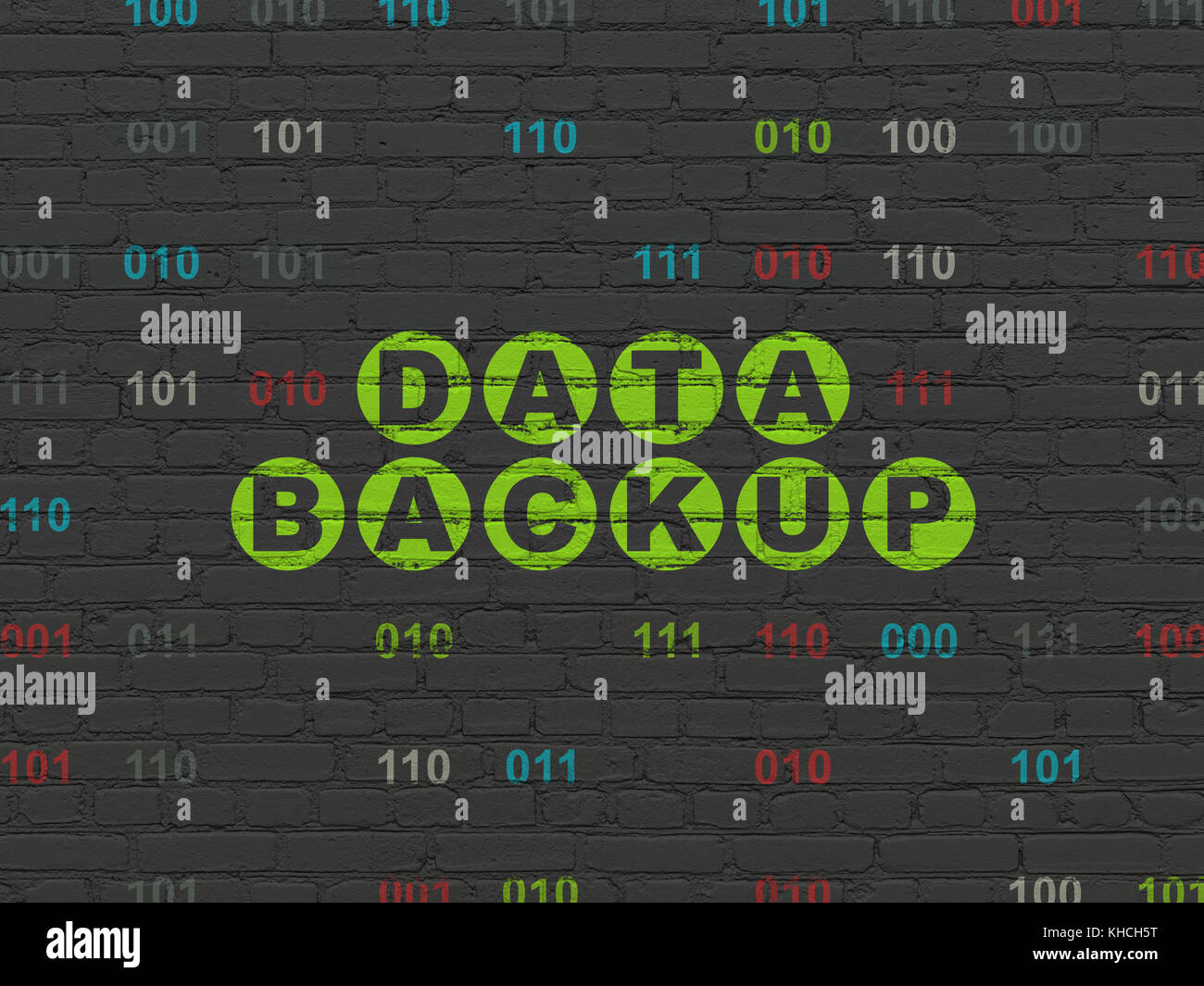 Data concept: Data Backup on wall background Stock Photo - Alamy