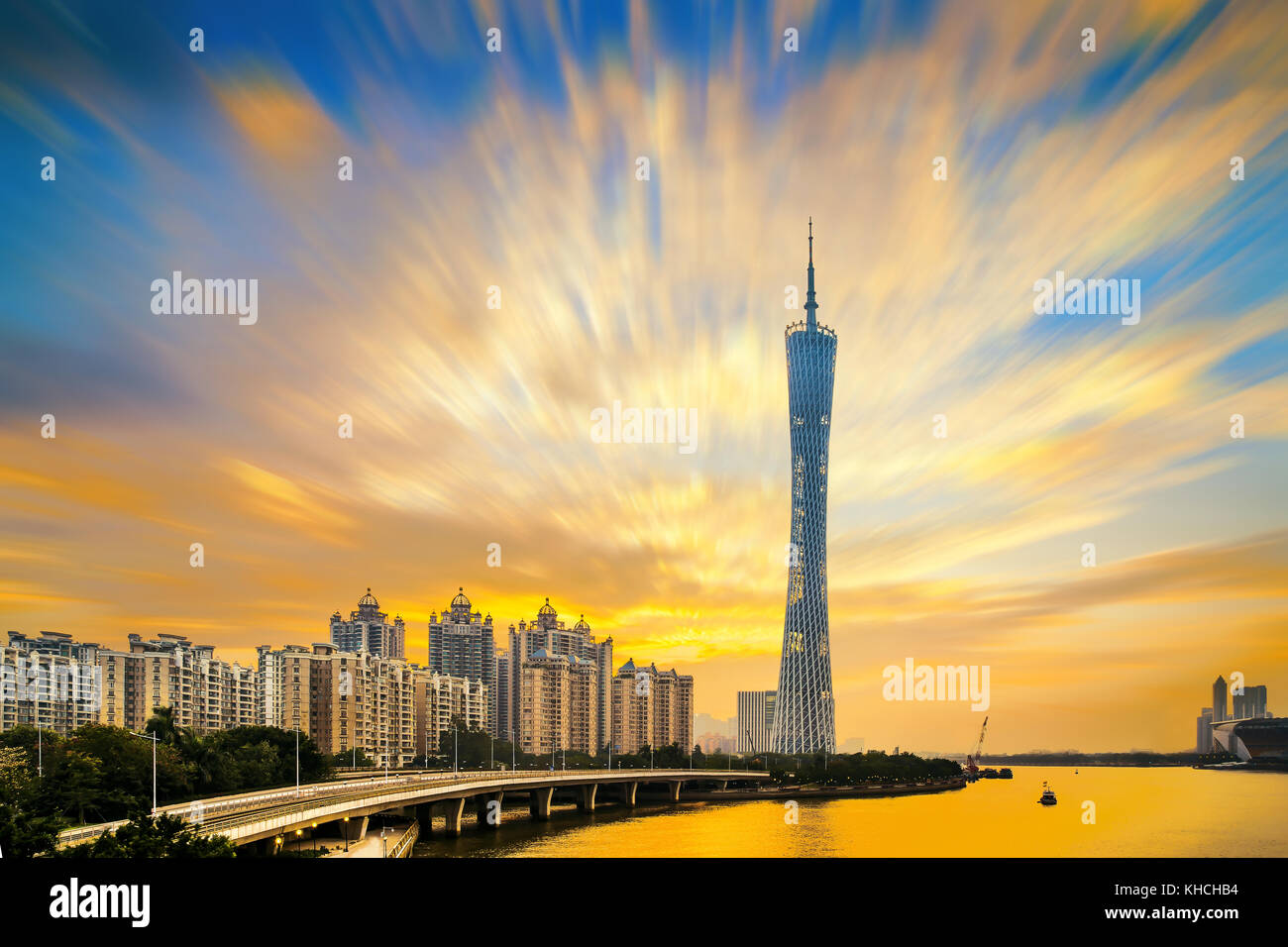 Urban landscape of Guangdong, Guangzhou Stock Photo - Alamy