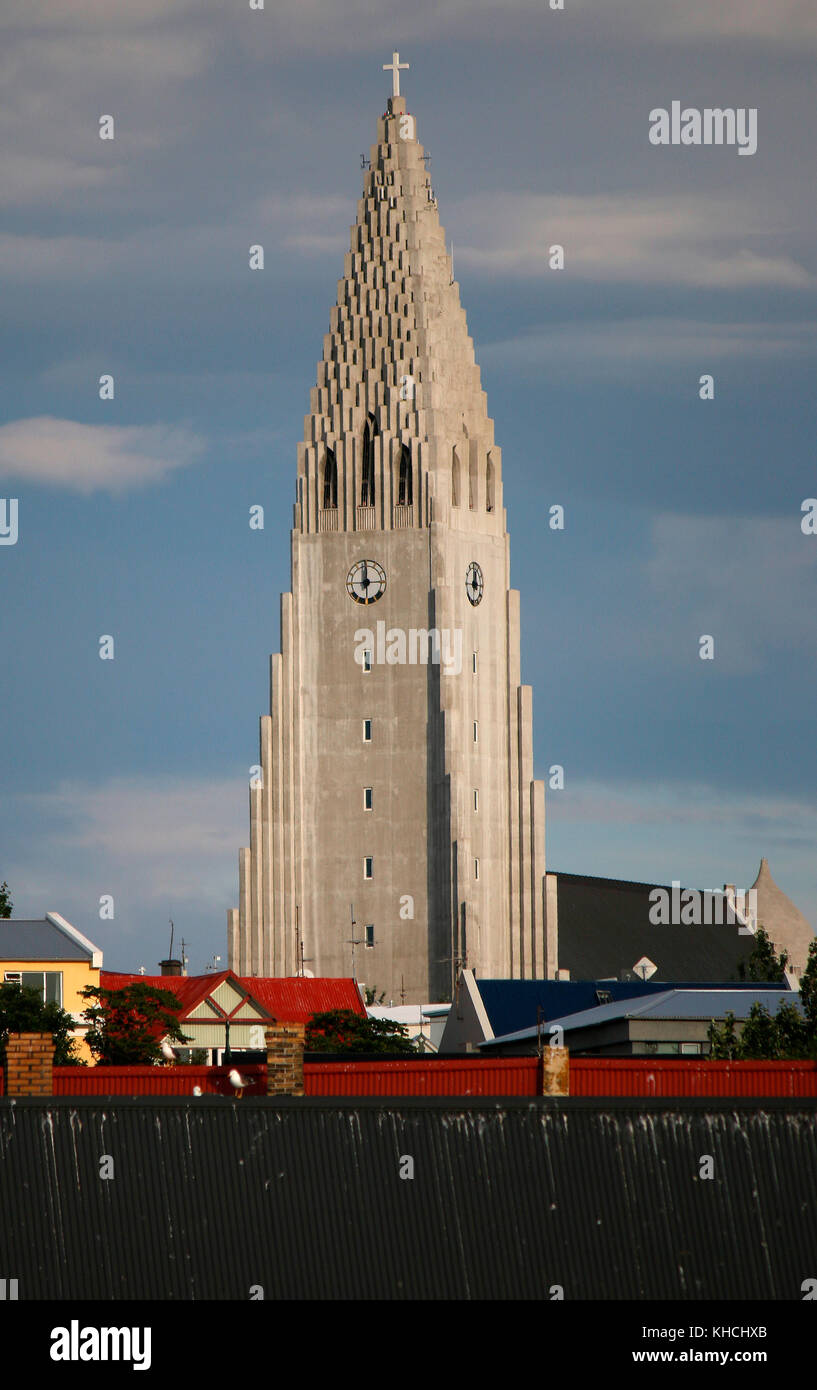 Hallgrimskirkja (Hallgrimskirche), Reykjavik, Island Stock Photo - Alamy