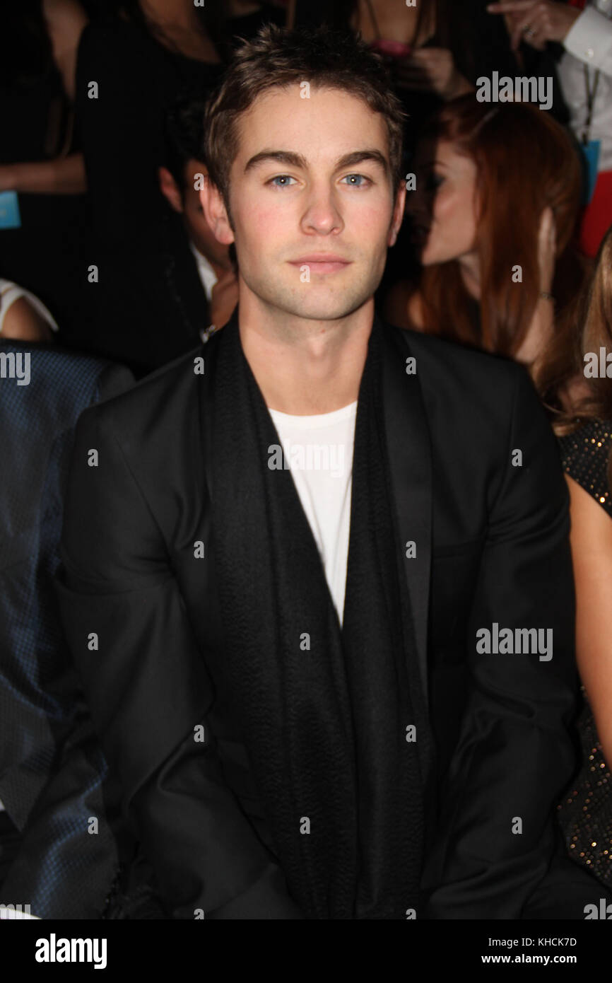 Chace Crawford attends the Versace H&M event at Pier 57 in New York ...
