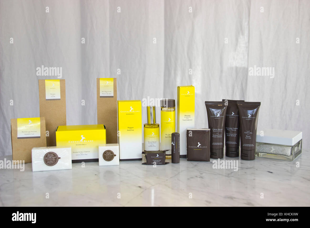 Hotel Resort Amenities shower bath and soap, Cheval Blanc Resort, LVMH ...