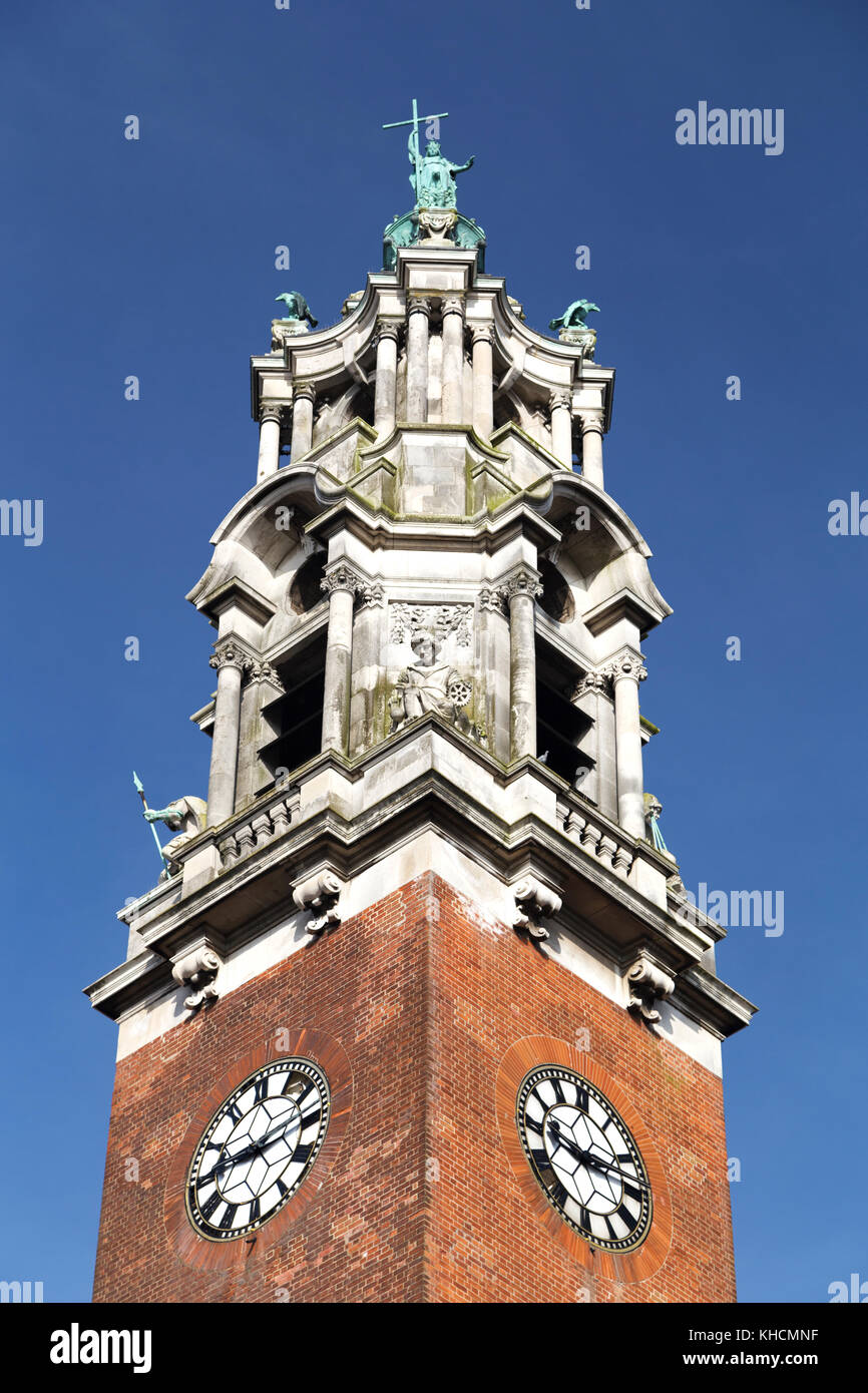 UK, Colchester, town hall and clock tower Stock Photo - Alamy