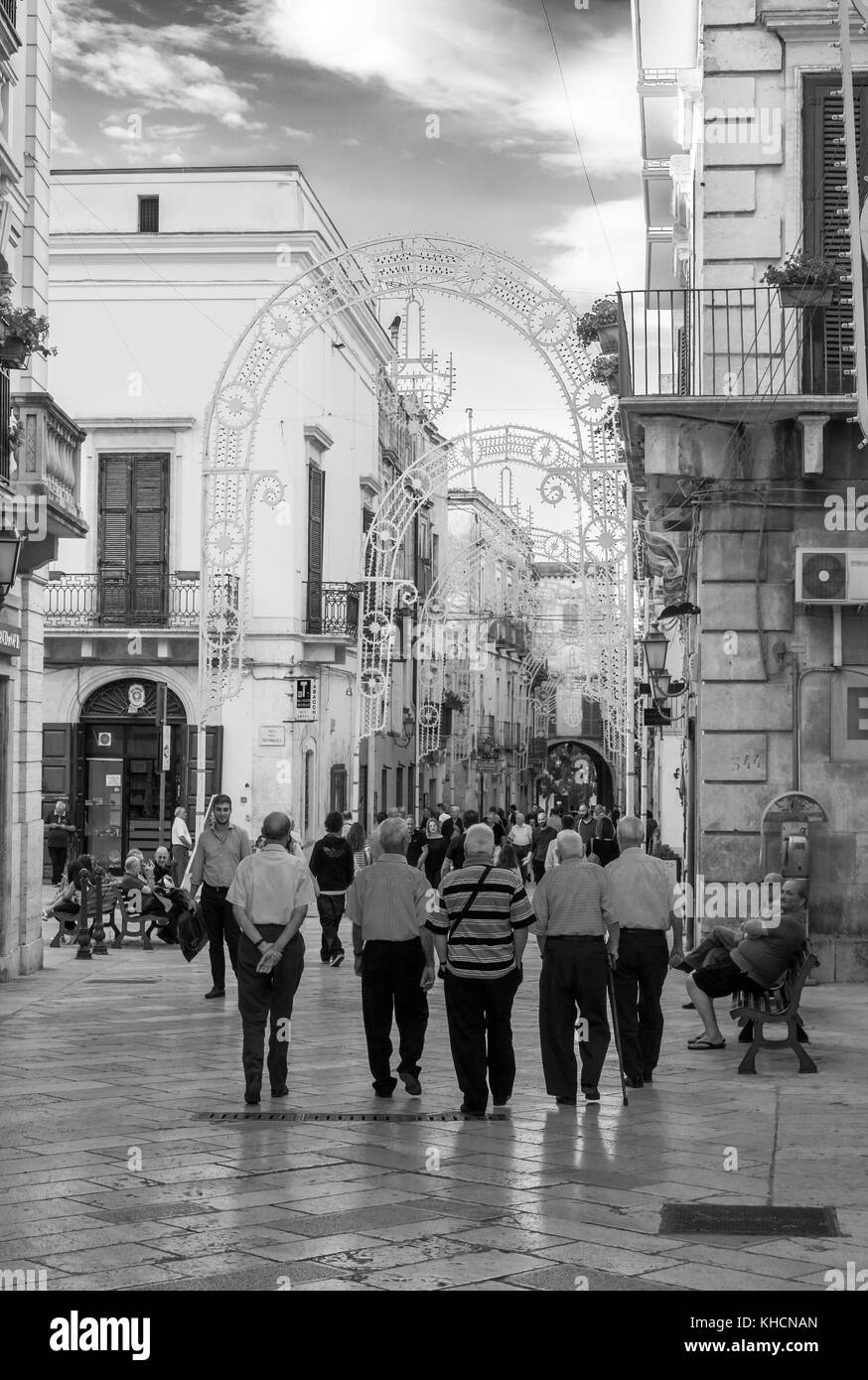Altamura, Italy - The historic center of the big city in province of ...
