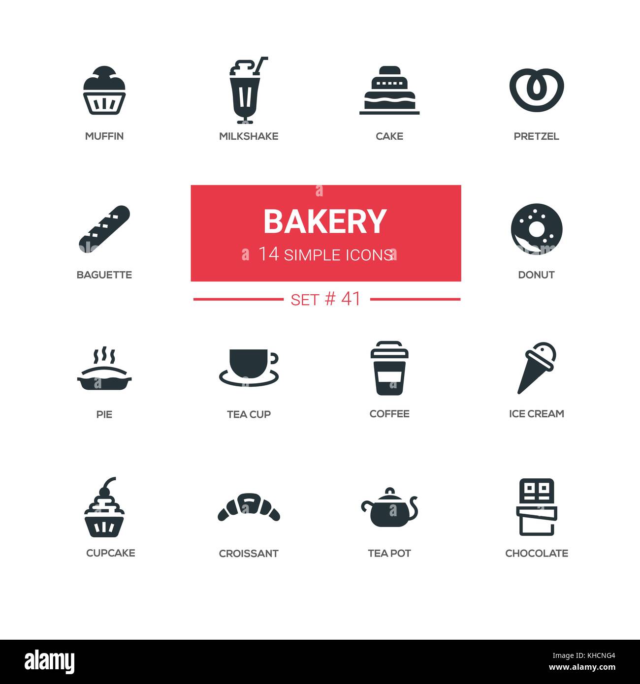 Pretzel bakery food line Cut Out Stock Images & Pictures - Alamy