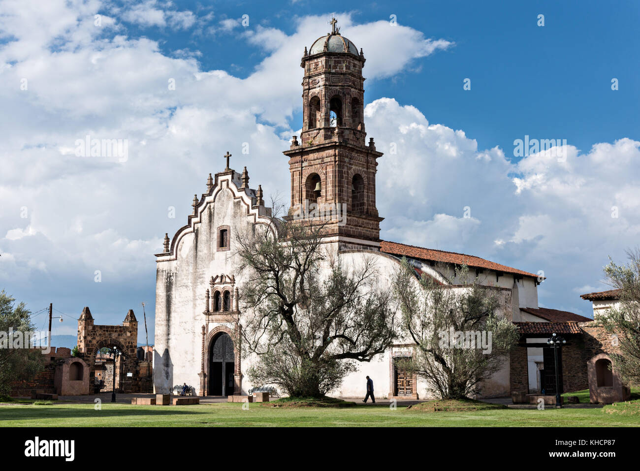 The facade of Temple of Solitude and the Ancient Indian Hospital in ...