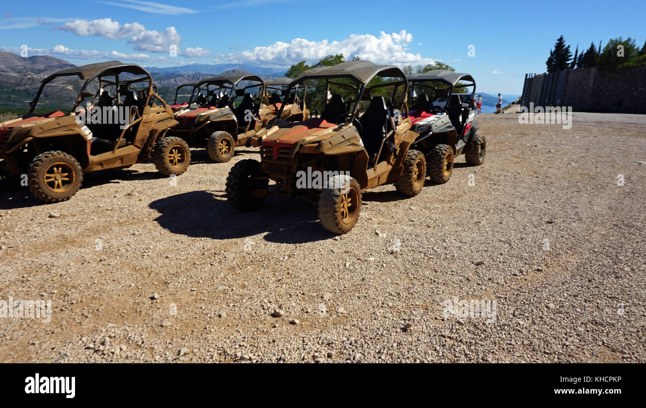 buggy rally in wild croatian landscape Stock Photo - Alamy