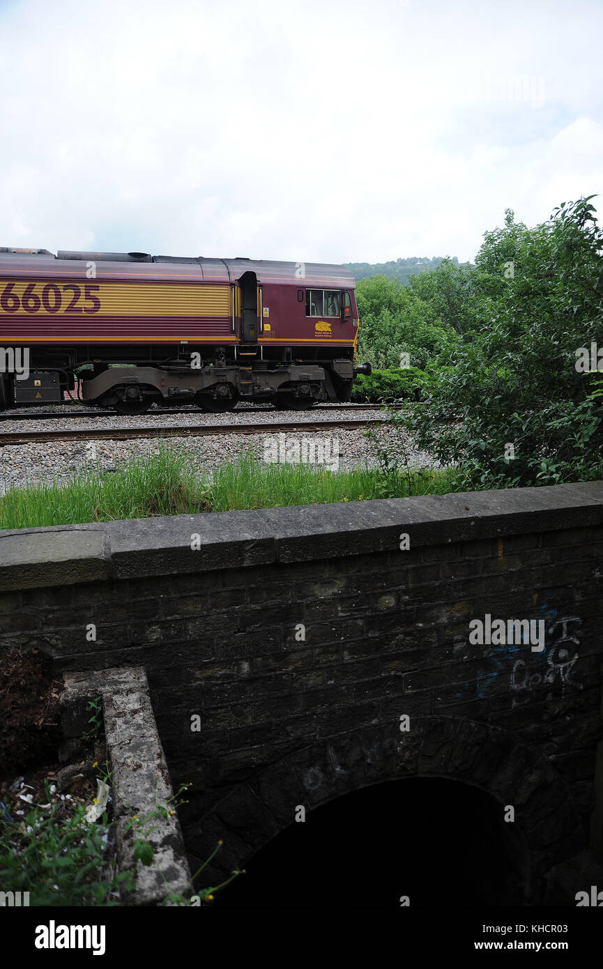 66025 heads a Tower Colliery - Aberthaw Power Station M.G.R. behind ...