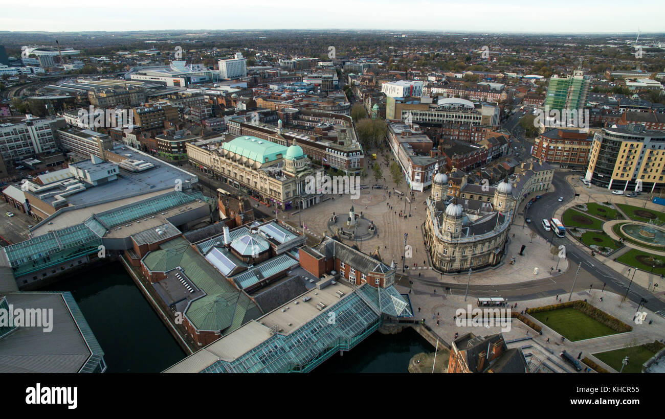 queen victoria square, king Edward street, kingston upon hull Stock ...