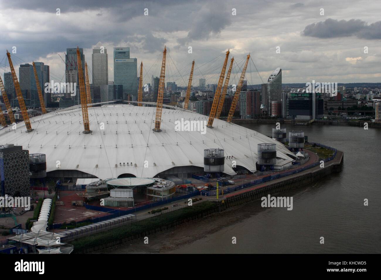 O2 Arena London, Aerial shot Stock Photo - Alamy