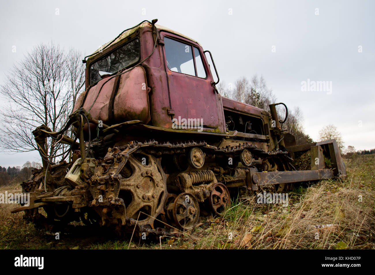 Old Earth Moving Equipment On High Resolution Stock Photography and ...